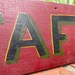 Antique Wooden Taffy Sign PRIMITIVE Painted Wood General Store - Etsy