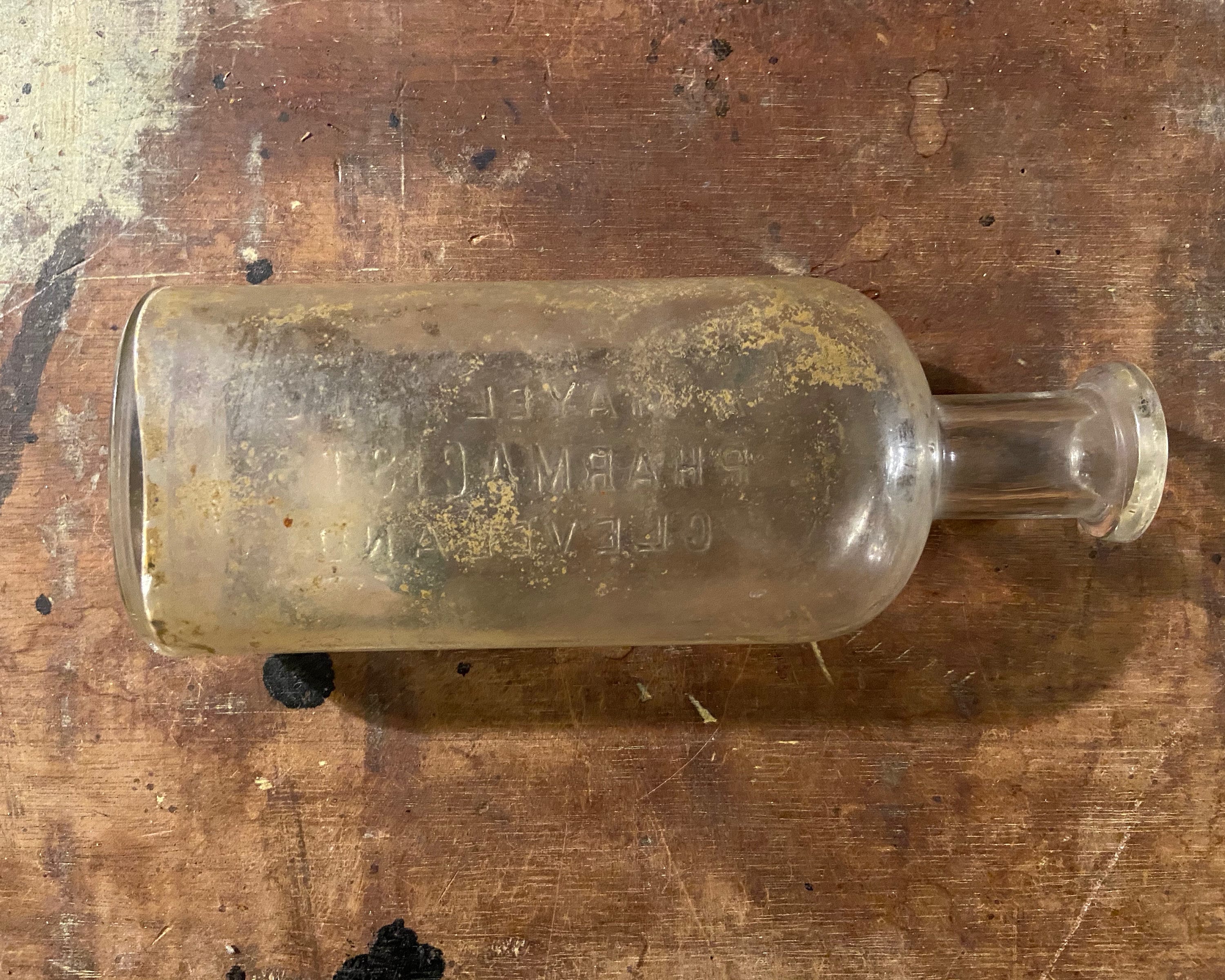 Antique A. Mayell & Co Medicine Bottle: Cleveland Druggist Glass - Etsy