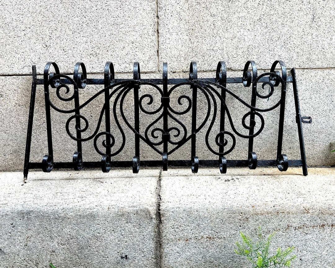 Antique Iron Window Cover, Victorian 1800s Home Architectural Salvage ...