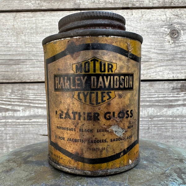 Harley Davidson Vintage Oil Cans - Etsy