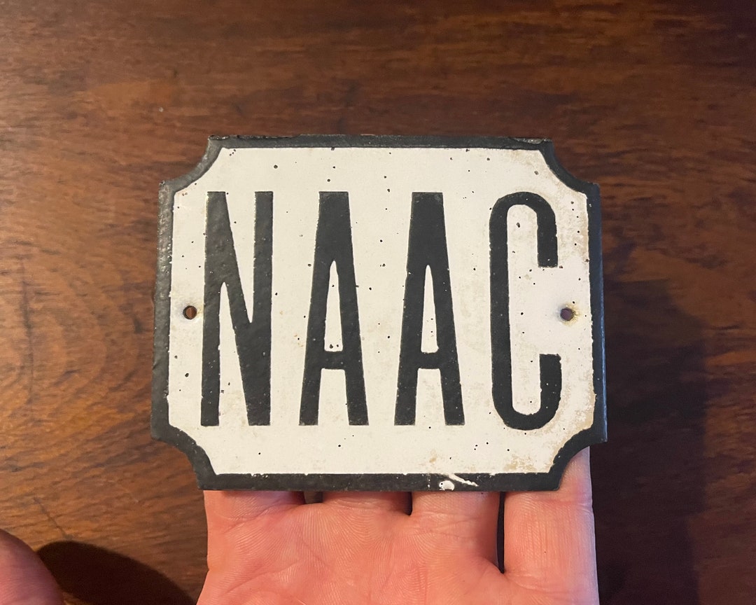 North American Automobile Club Porcelain Sign, Antique Car Club Sign ...