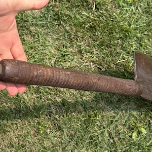 HUGE Antique Meat Cleaver: 28" Hog Splitter, Rustic Farmhouse Decor - Etsy