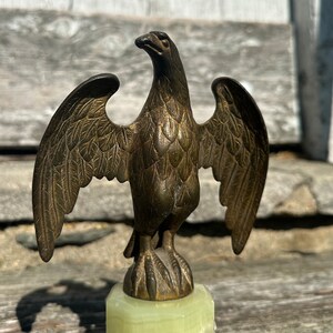 Antique Bronze Eagle Flag Pole Topper Finial, Civil War Eagle ...