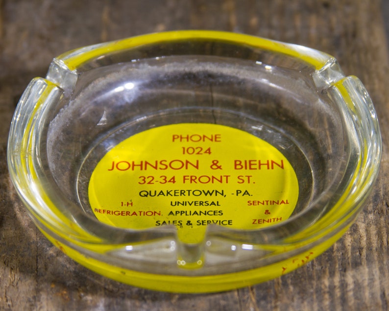 Vintage ZENITH Ashtray Mid Century SENTINAL Ash Tray Johnson - Etsy