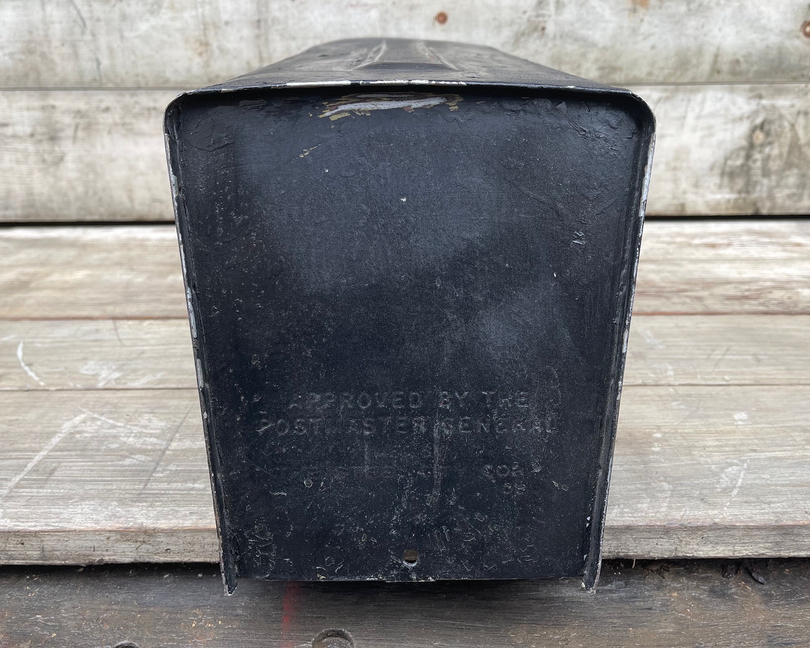 Mid Century Mail Box Modern Mailbox Vintage 1950s Metal Mail - Etsy