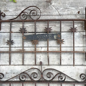 Antique Cemetery Gates Victorian 1800s Spiked Pair of Iron Gates ...