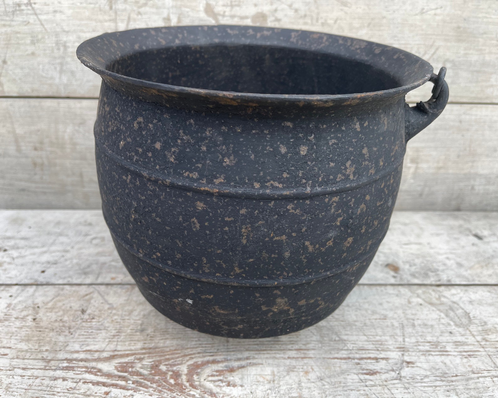 Rare Antique Cast Iron Cauldron HB Makers Mark 3 Legged | Etsy