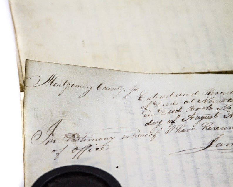 Antique Document 1800s Land Deed Farmhouse Barn Deed Old - Etsy UK