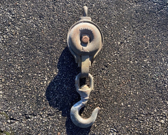 Vintage Pulley Antique Pulley Barn Pulley System LARGE - Etsy