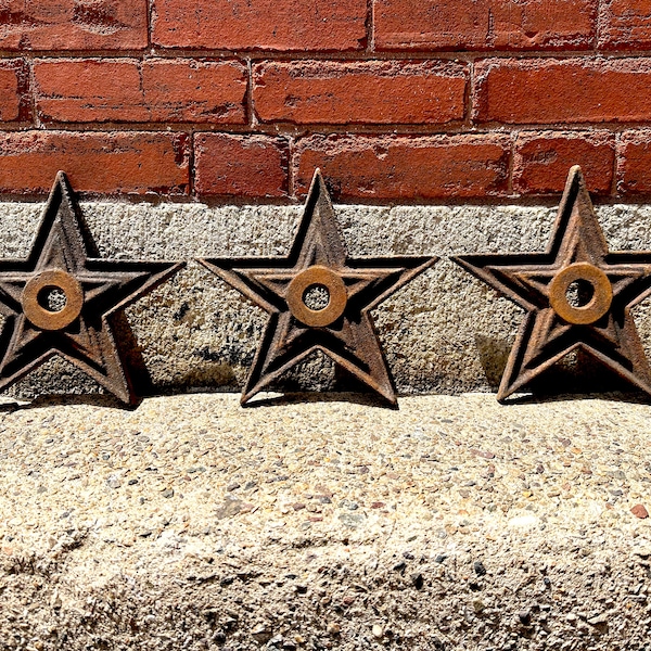 Cast Iron Masonry Star - Etsy