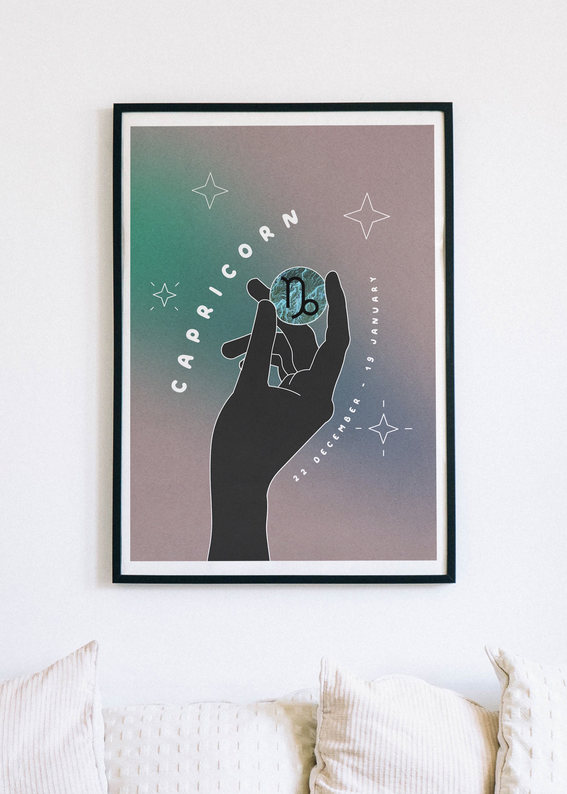 Capricorn: Printable Poster, Instant Download, Wall Art, Print ...