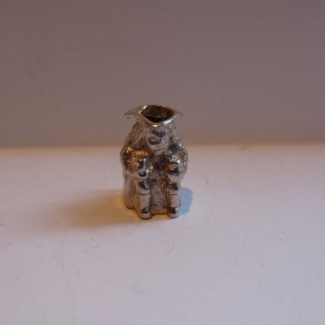 1970's Silver Toby Jug Charm - Etsy
