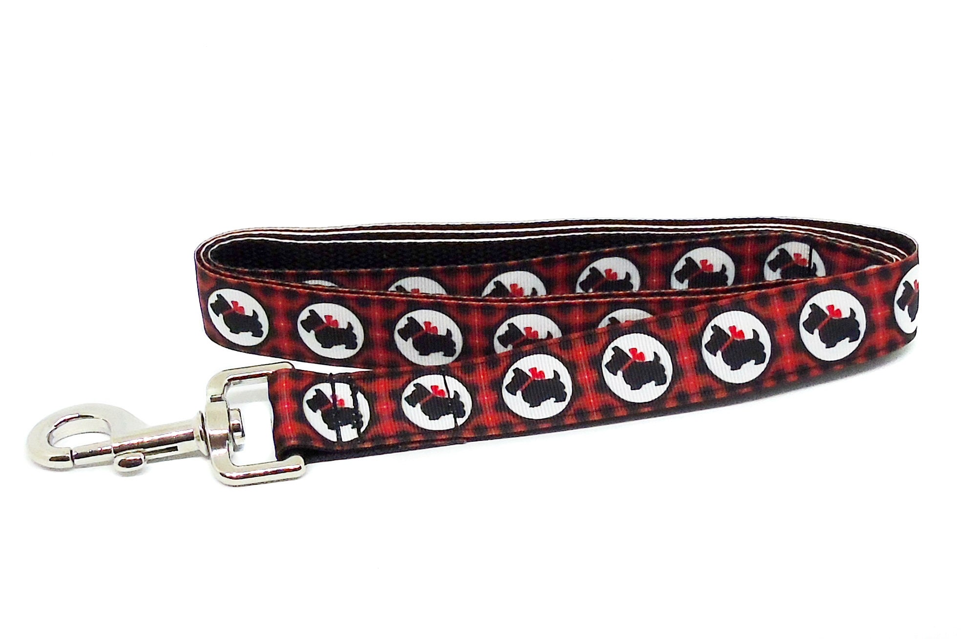 Scottie Dog Collar and Leash Set Adjustable Dog Collar - Etsy