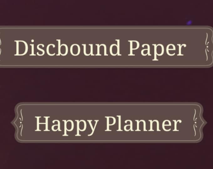 Paper for happy Planner Premium Writing Paper - Etsy
