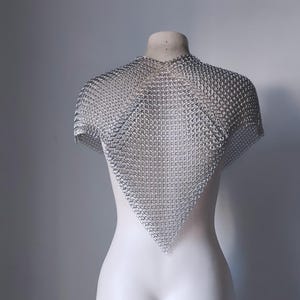 Chainmail Caplet Angled Shawl Armor - Etsy