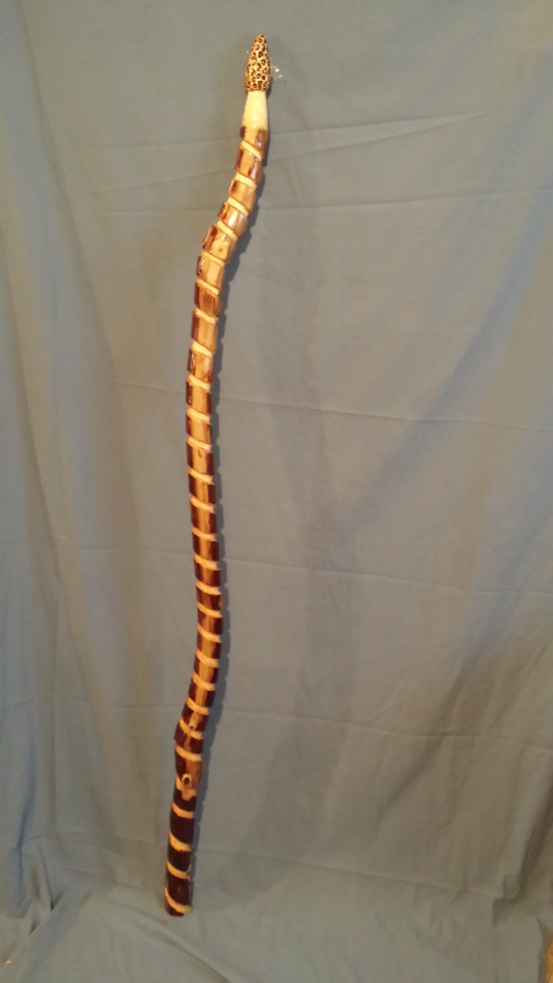 CUSTOM Morel Mushroom Walking Stick Personalize Your Own - Etsy