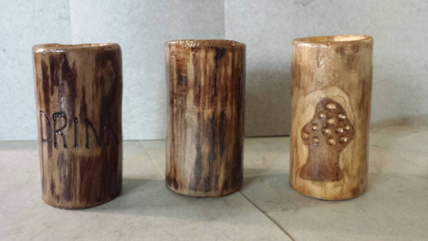 Rustic Handmade Shot Glass | Etsy