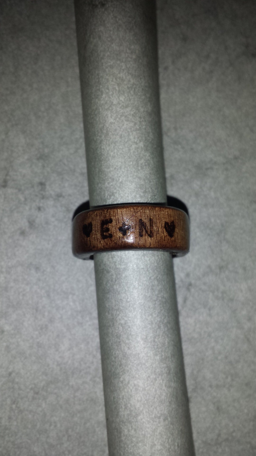 Personalized Wood Rings - Etsy