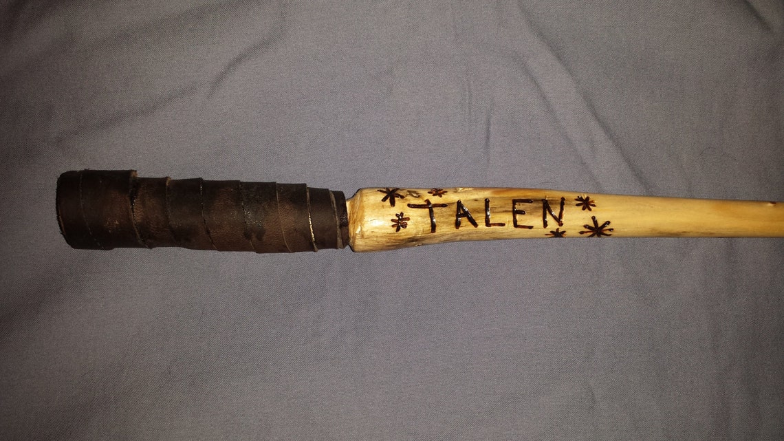 Handcarved Magic Wand Personalized With Your Name | Etsy