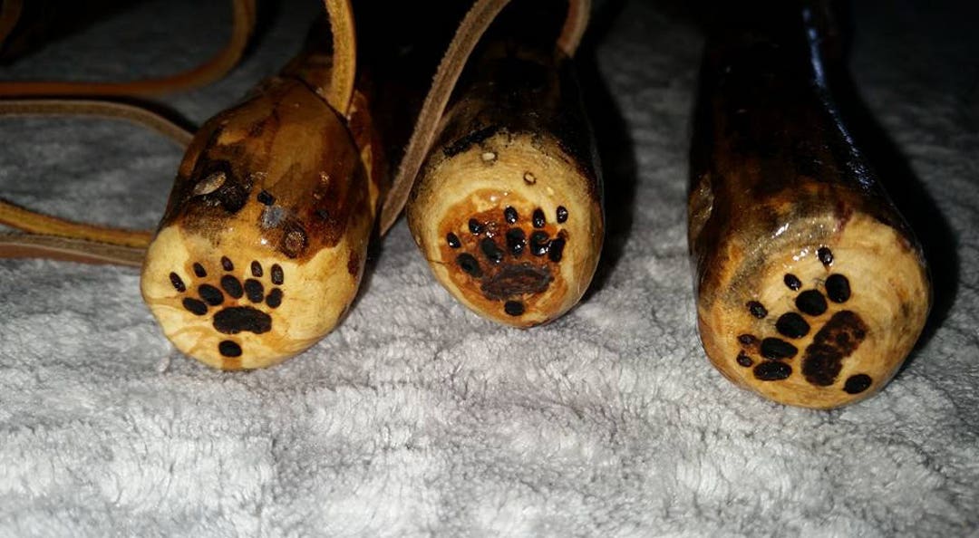 Custom Bear Paw Walking Stick ~ Personalized With Your Name - Etsy