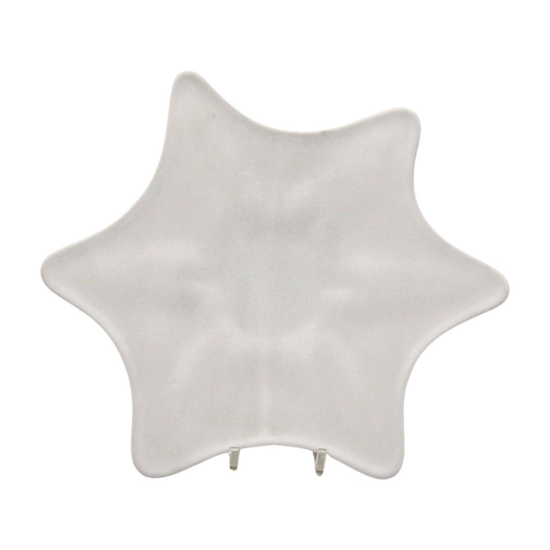 Vintage Van Briggle Pottery White Star Shaped Tray Platter by Mildred ...