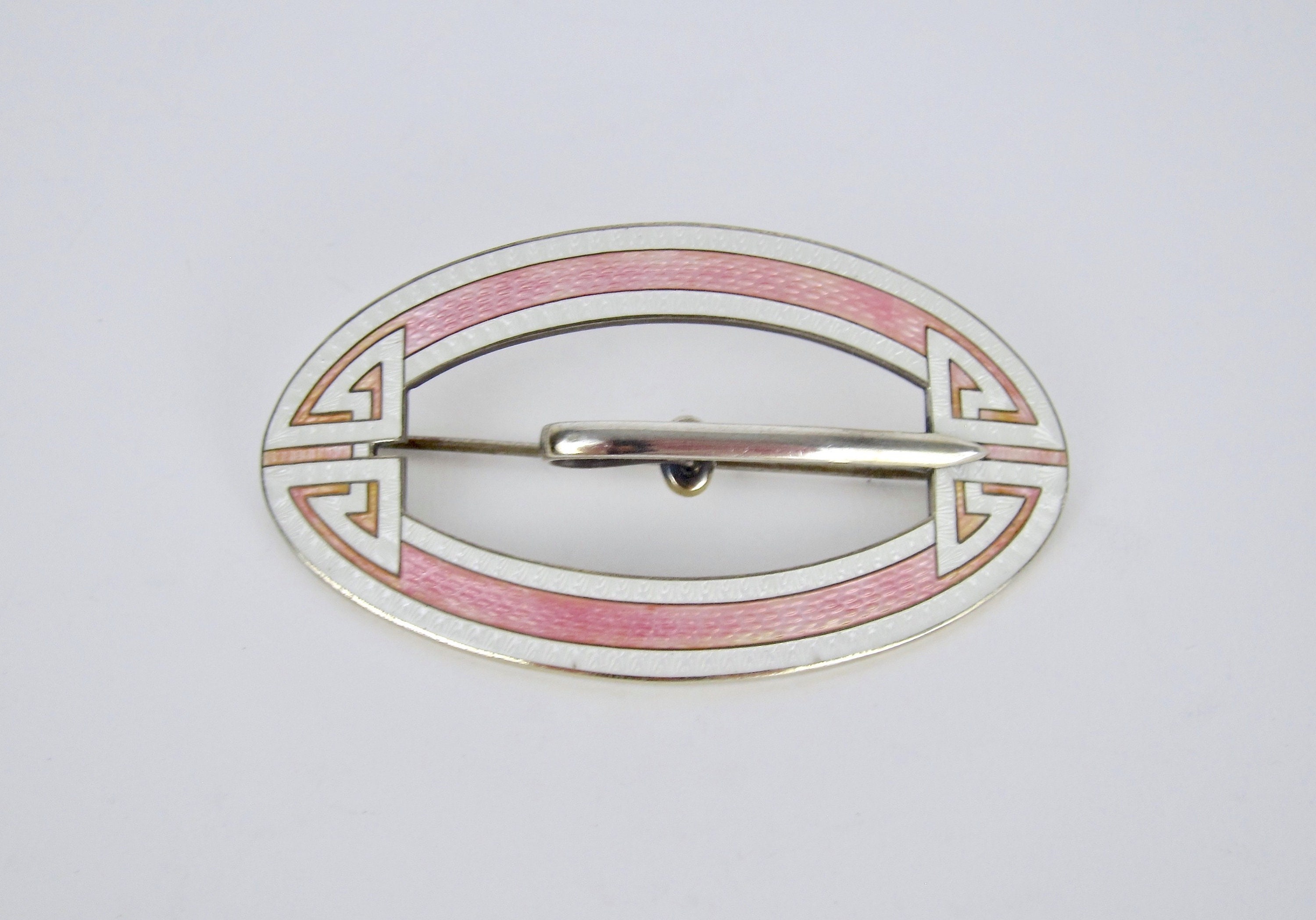 Antique Sterling Silver Shawl or Sash Pin With Art Deco - Etsy UK