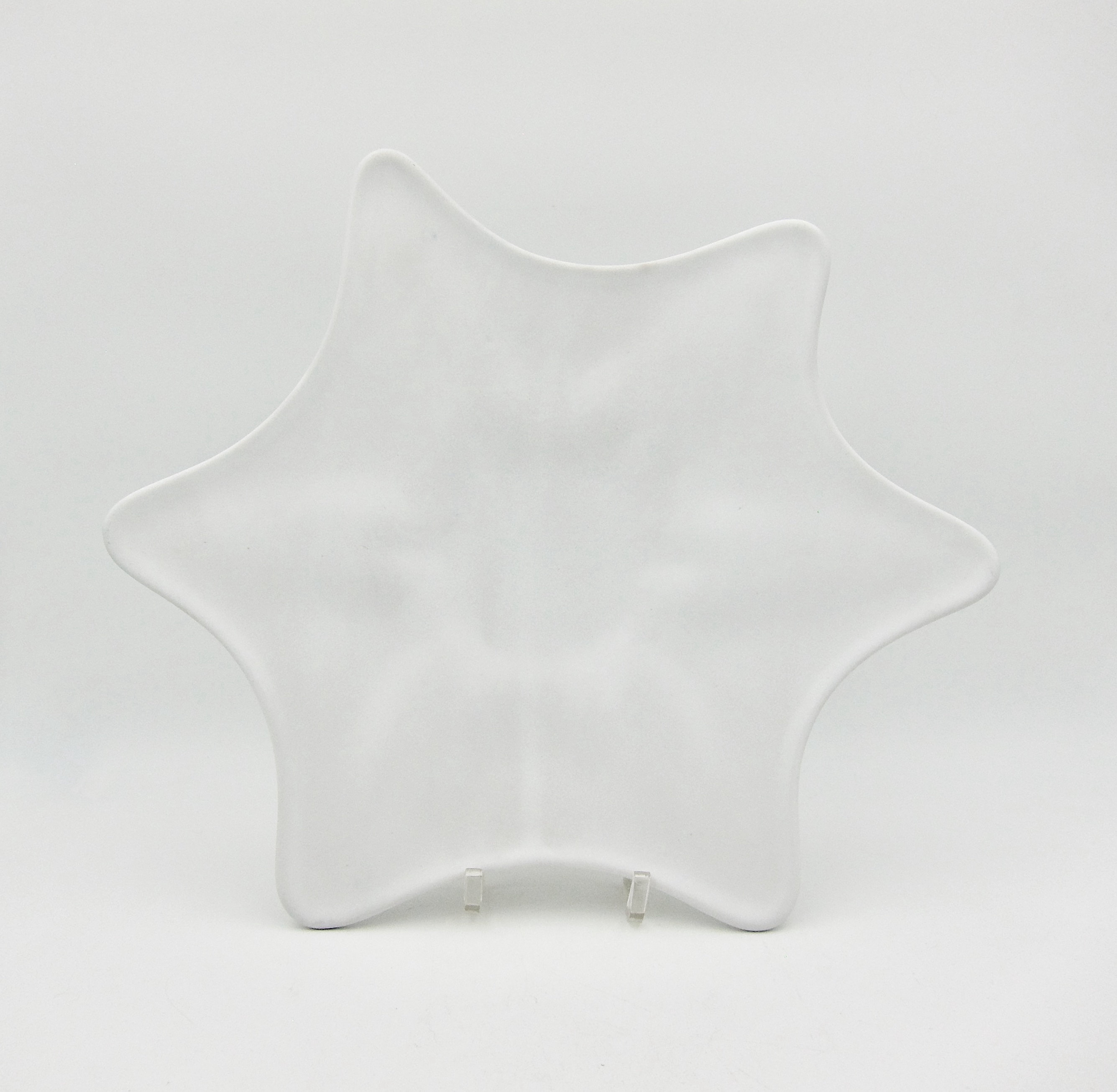 Vintage Van Briggle Pottery White Star Shaped Tray Platter by Mildred ...