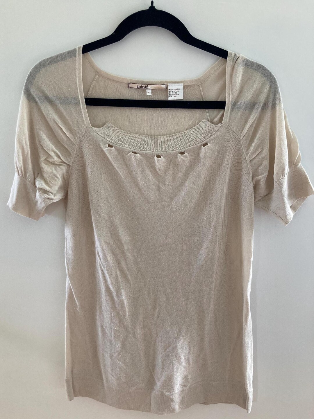 Early 2000's Mint Brand Sweater Blouse - Size Small - Etsy