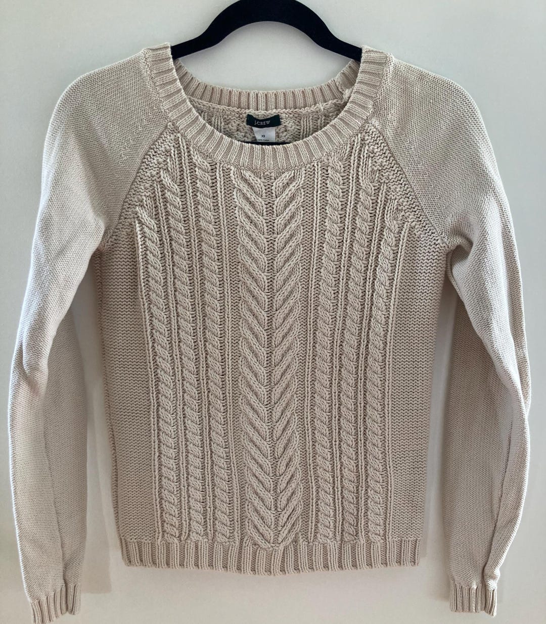 Vintage Early 2000's J Crew Cable Knit Sweater - X-small - Etsy