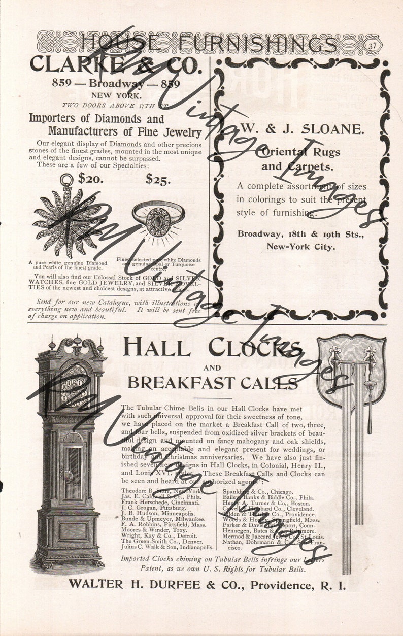 Victorian Era Magazine Print Ads Advertisements 2 Pages Illustration ...