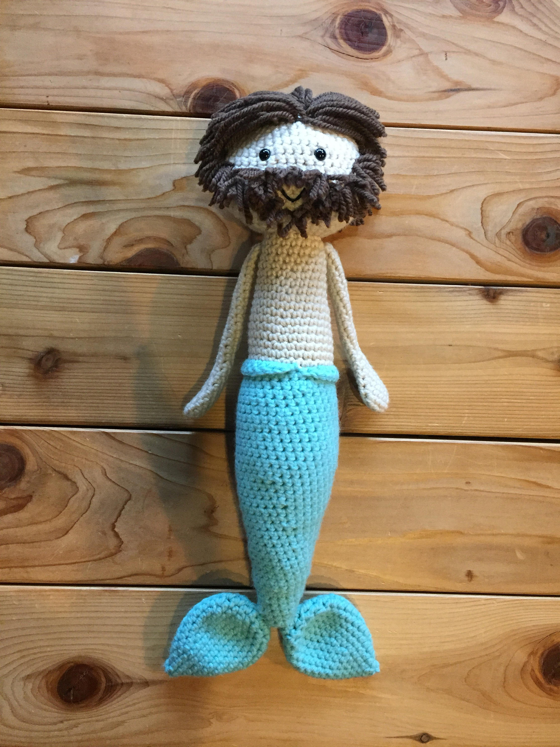 Crocheted merman boy mermaid crocheted toy merman | Etsy