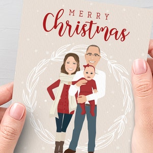 Custom Family Portrait Christmas Card > Cute Holiday Card Idea ...
