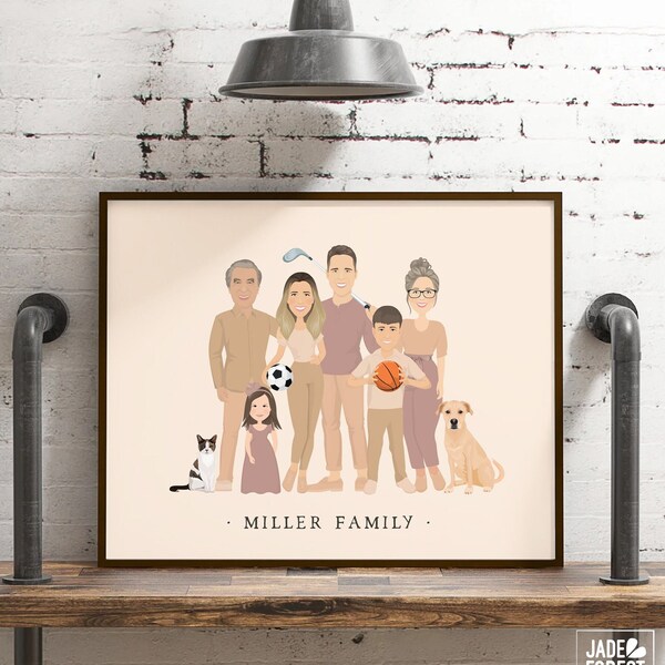 Extended Family Portrait - Etsy