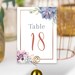 Succulent Table Numbers, Wedding Table Name for Gold Geometric Wedding ...