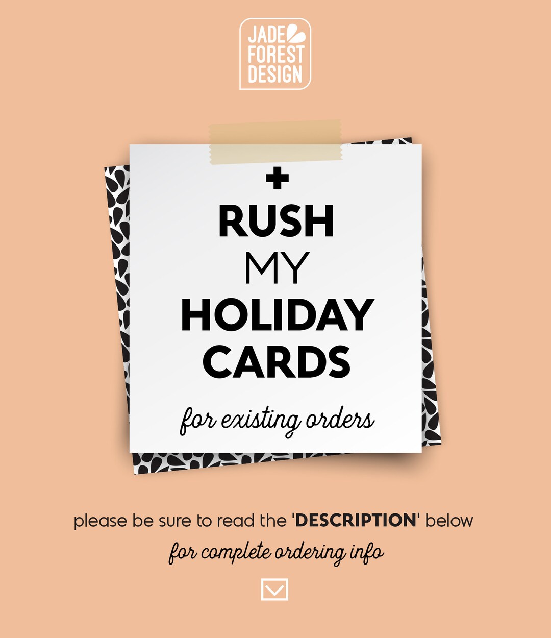 RUSH My HOLIDAY CARDS • • • Choose Your Rush Speed From the Drop Down ...