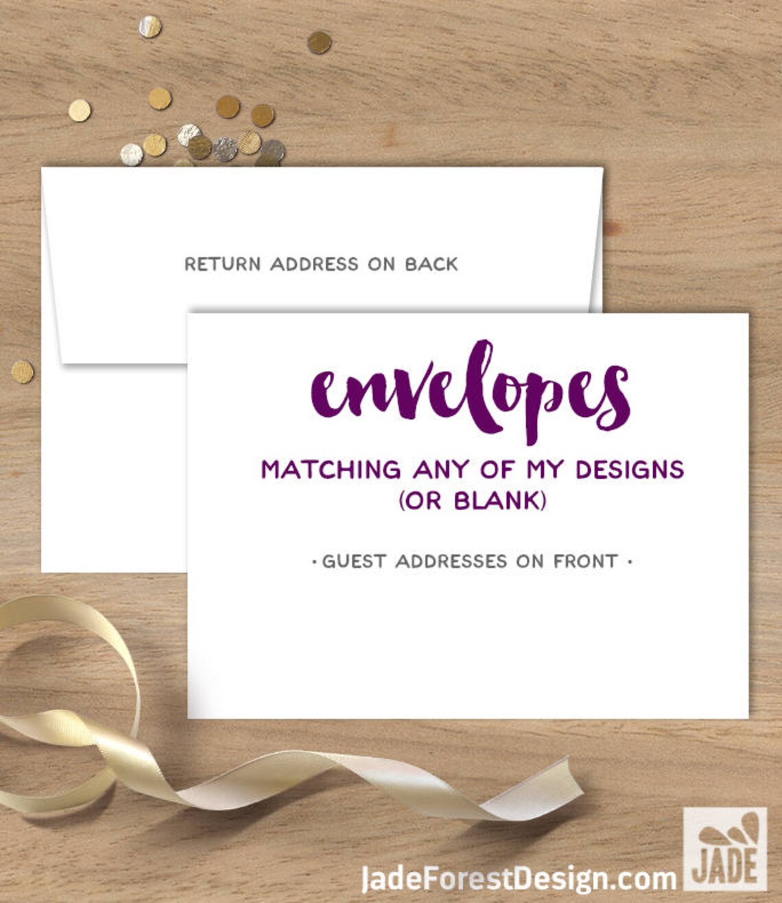 Custom Envelopes with Guest & Return Address Printing or | Etsy
