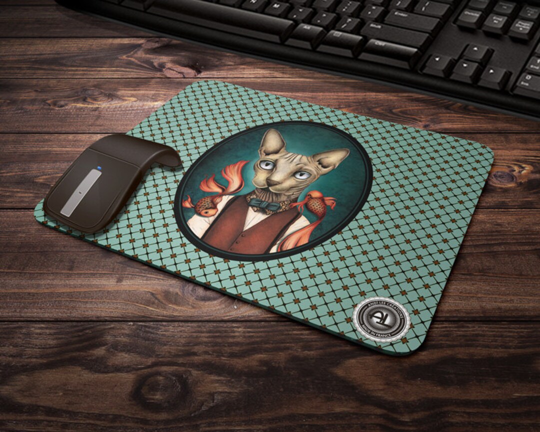 Mouse Pad edgar Koolcat, the Cat Sphynx Office Gift. Computer Accessory ...