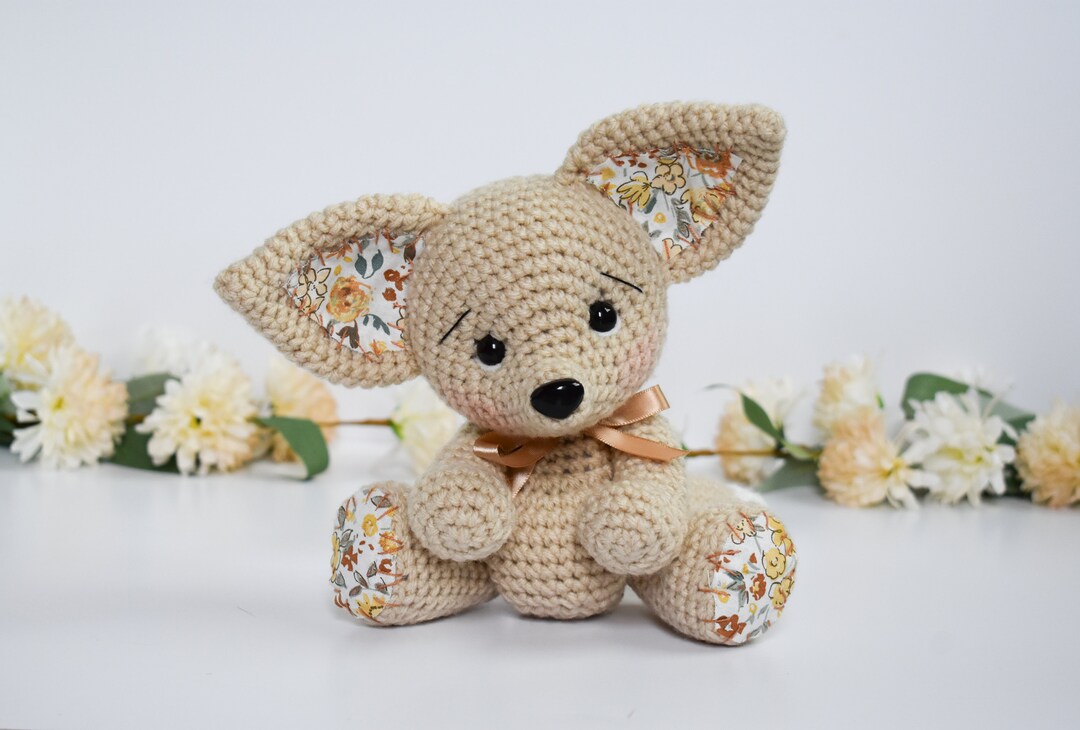 Flora the Fun Fennec Fox Crochet Pattern - Etsy
