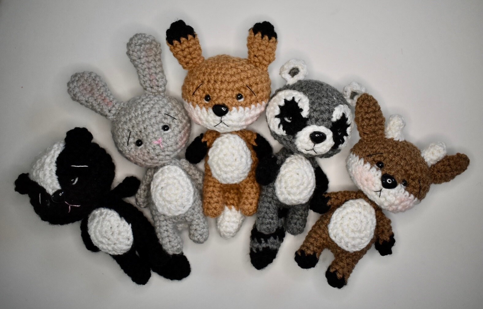 Crochet Pattern Mini Woodland Creatures Amigurumi Instant - Etsy