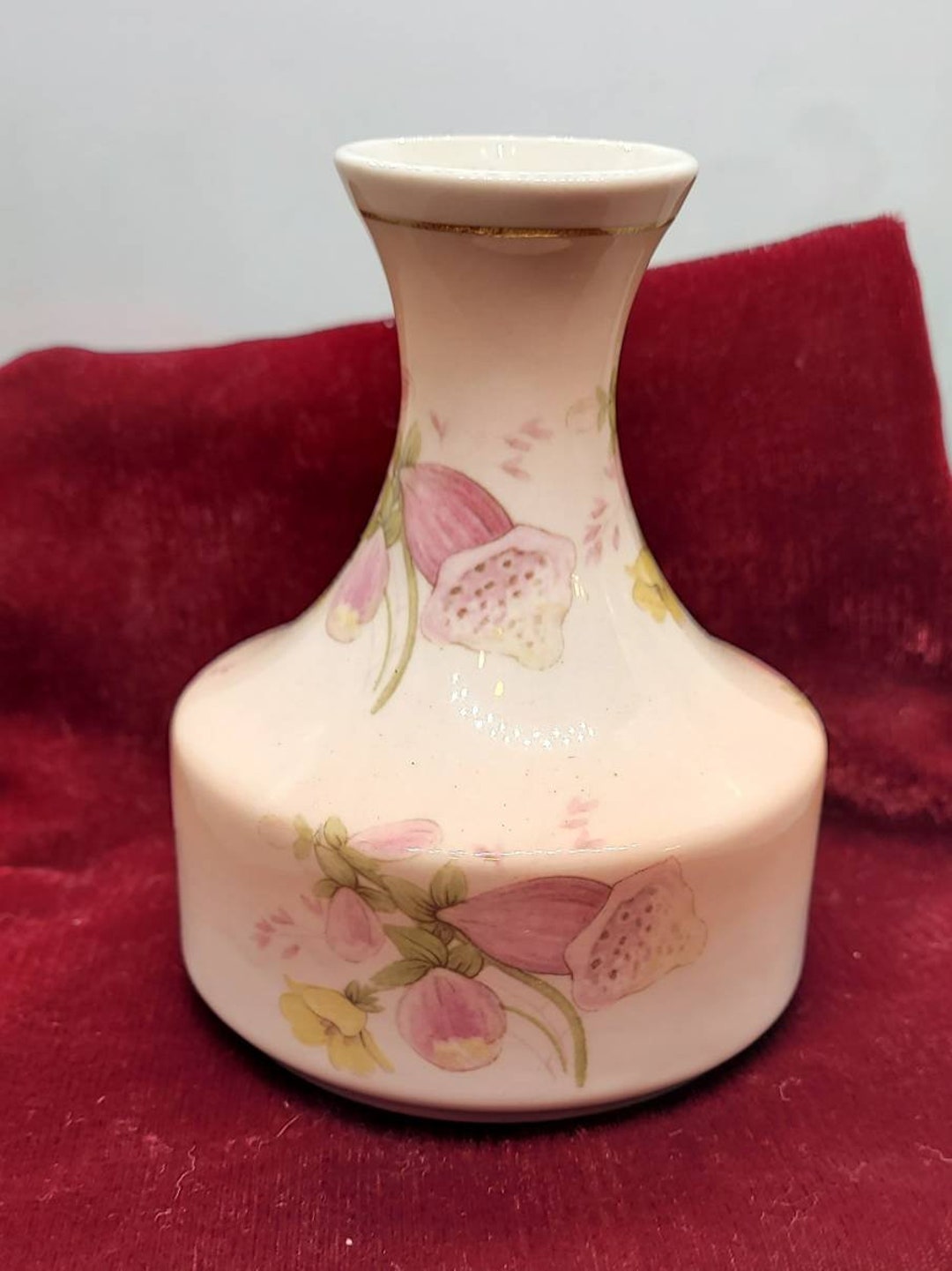 Royal Worcester Spode Palissy England Bone China Floral Vase - Etsy