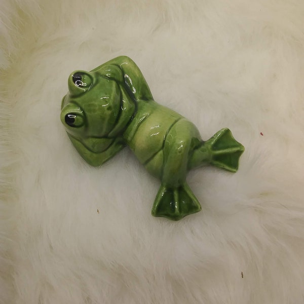Porcelain Frog - Etsy