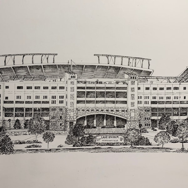 Lane Stadium - Etsy