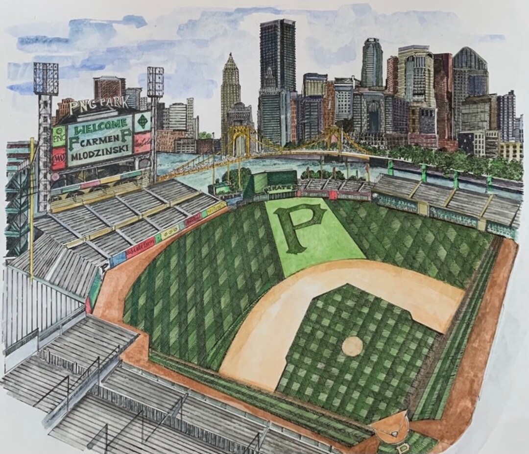 Pittsburg Pirates Stadium - Etsy