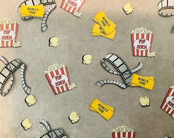 Film Reel Stars Movie Hollywood Theme Inspired Personalize Table Number ...