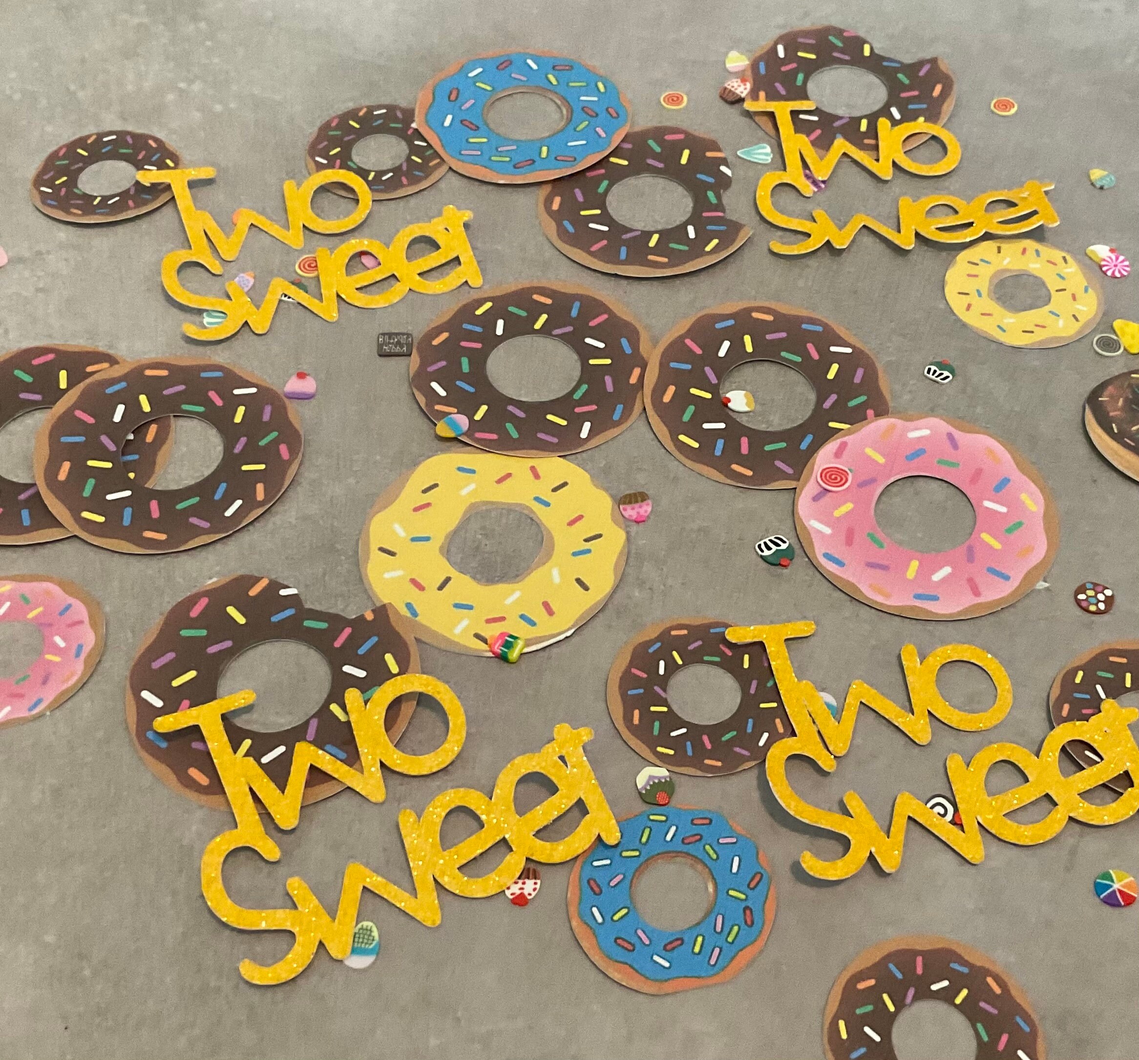 Two Sweet Party Birthday Donut Party Theme Sweet One Party - Etsy