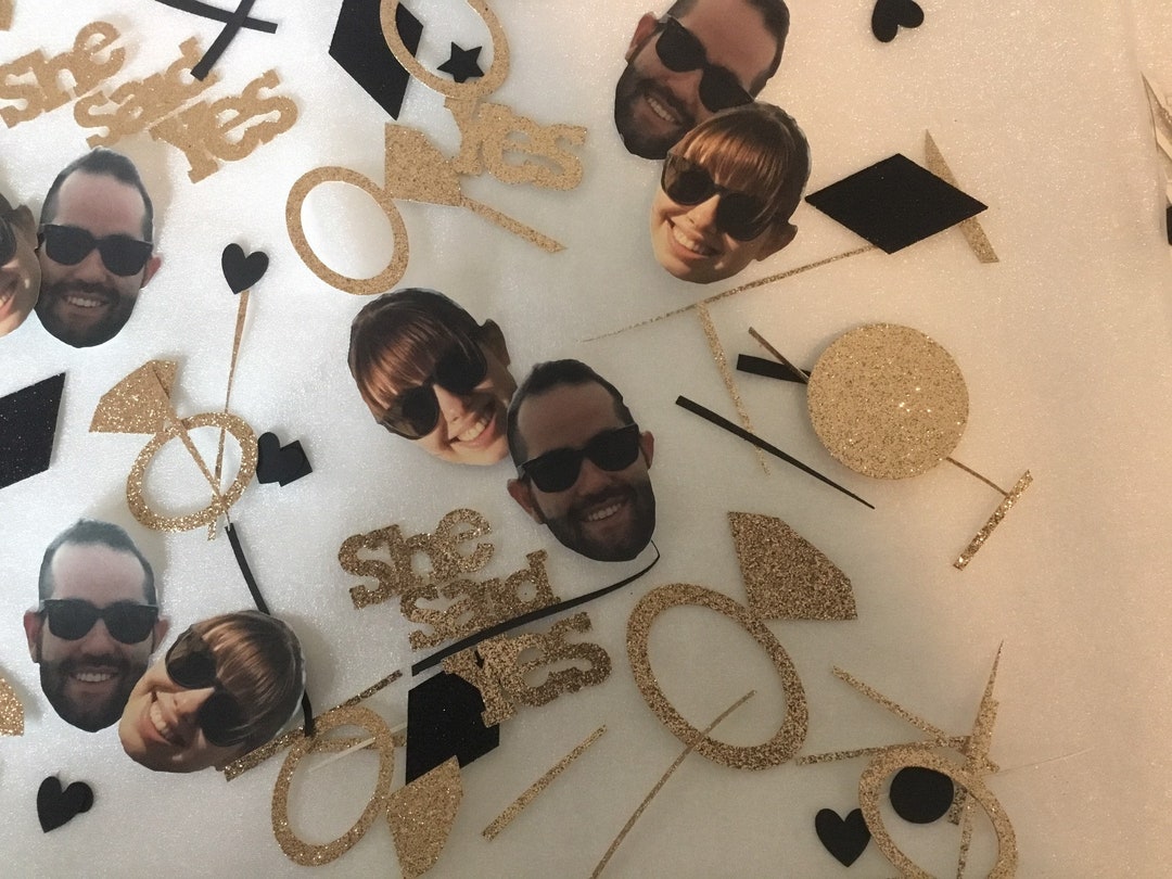 Photo Confetti, Face Confetti, Showers, Birthdays , Anniversaries ...