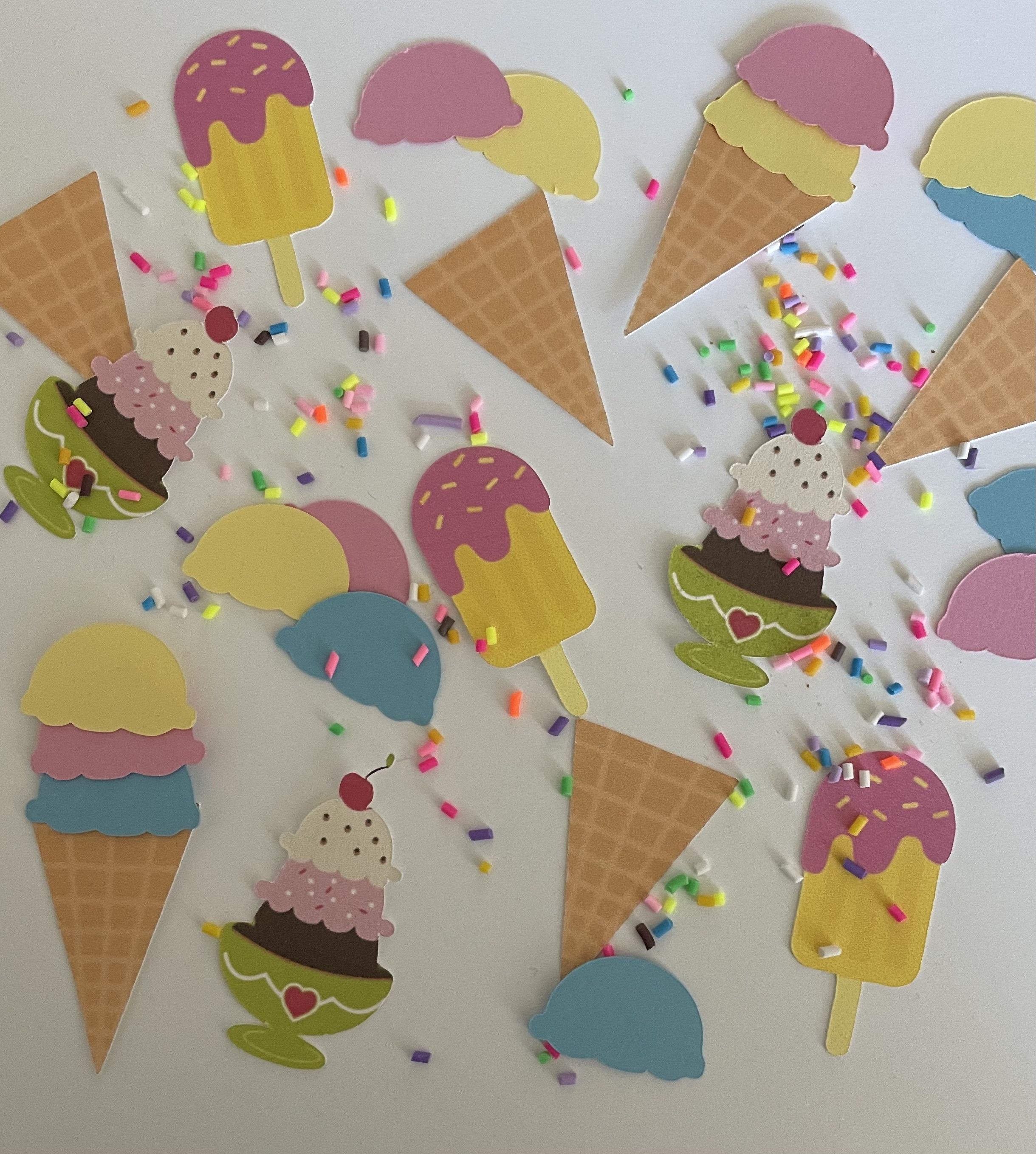 Ice Cream Confetti: Birthday Party Decorations - Etsy