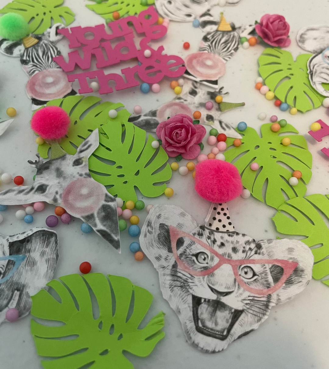 Wild One Confetti, Party Animal Birthday, Safari Theme, Birthday ...