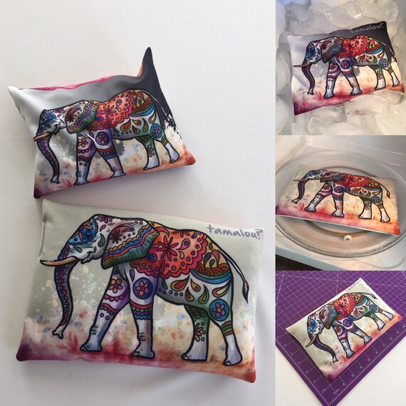 Magic Bag Elephant Heating Pad Comfort Bag Organic Hot | Etsy