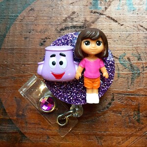 Dora the Explorer* & Backpack* Licensed ID Badge, Weighs Less Than 1 Oz ...
